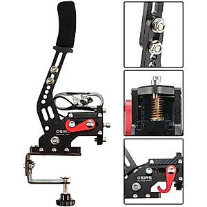 OSIAS 64Bit PC USB Handbrake?Sim Handbrake With Clamp for Racing Games Logitech T500 G25/G27/G29 T500 T300 FANATECOSW Dirt Rally ?DiRT Rally 2/4,LFS