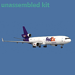 DBEIXIWEI 1:100 Scale FedEx MD-11 Air Plane 3D Paper Model Plane Paper Model Aircraft Unassembled Kit