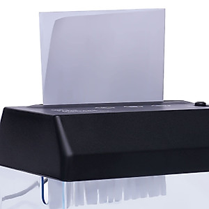 LGODDYS Paper Shredder USB Auto A4 Paper Shredder Portable Mini Paper Cutting Machine Universal Office School Home Desktop Stationery for Bills Receipts