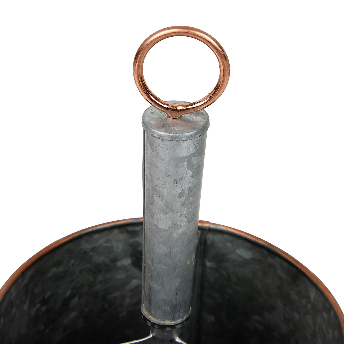 Mind Reader Caddy Utensil Holder, Silver