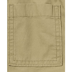 The Children's Place Boys' Stretch Pull on Jogger Pants, Flax/Tidal 2-Pack, 8