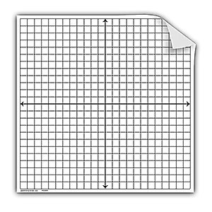 Geyer Instructional Products 502895 Static Cling Grid, Coordinate Plane