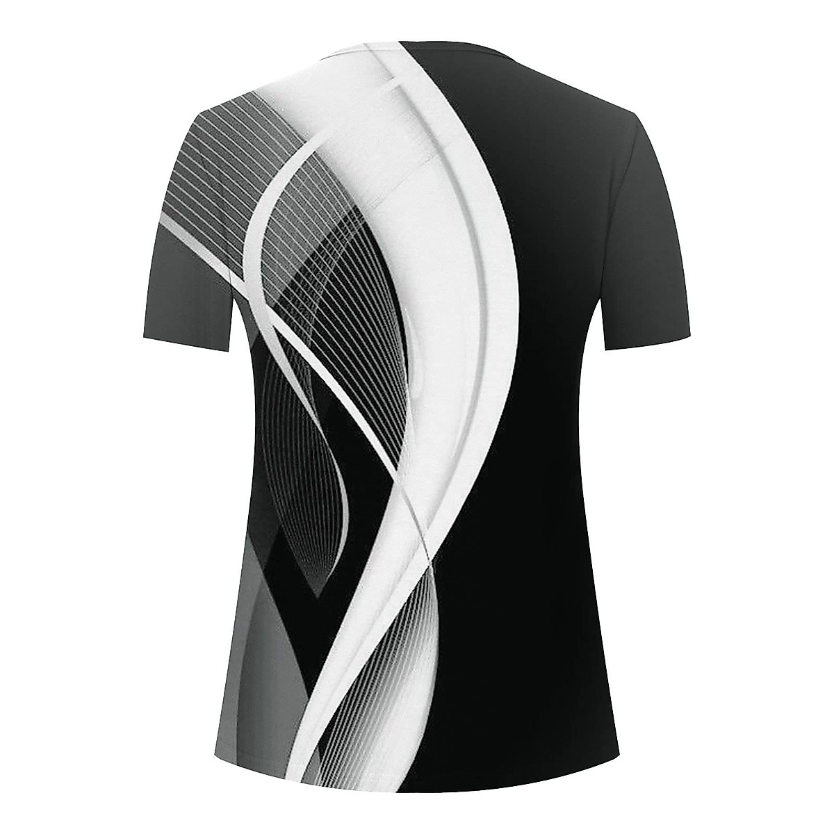 Womens Tunic Tops Trendy Vintage Boho Shirts Short Sleeve Notch v Neck t-Shirt 2023 Casual Summer Blouse Empire Waist Gray 2X