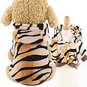 Fleece Dog Sweaters for Small Dogs Girl Pussycat Ultra Outfit Doggy Winter Autumn Coat Clothes Soft Puppy Winter Pet Clothes Dog Close for Boys