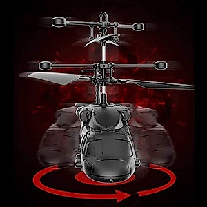 HEBXMF RC Airplane 3.5 Channel RC Aircraft Military Combat RC Helicopter Shockproof 2.4GHz Remote Control Drone Multifunctional RC Plane Toy, Children's Birthday Gift
