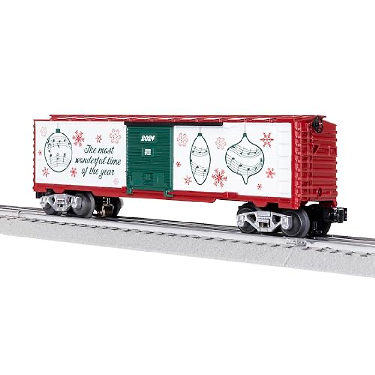 Lionel 2024 Christmas Music O Gauge Model Train Boxcar