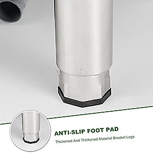 Free Standing Utility Sink Mop Service Basin Wash Station, Heavy Duty Stainless Steel Commercial Floor Mop Sink for Kitchen Restaurant Business