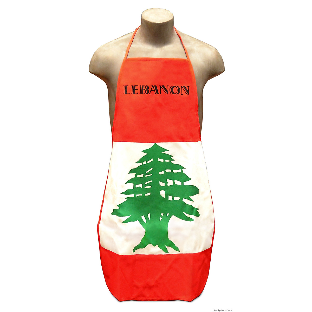 Lebanon Flag Kitchen & BBQ Set w/ Apron, Oven-mitt & Pot-holder Lebanese