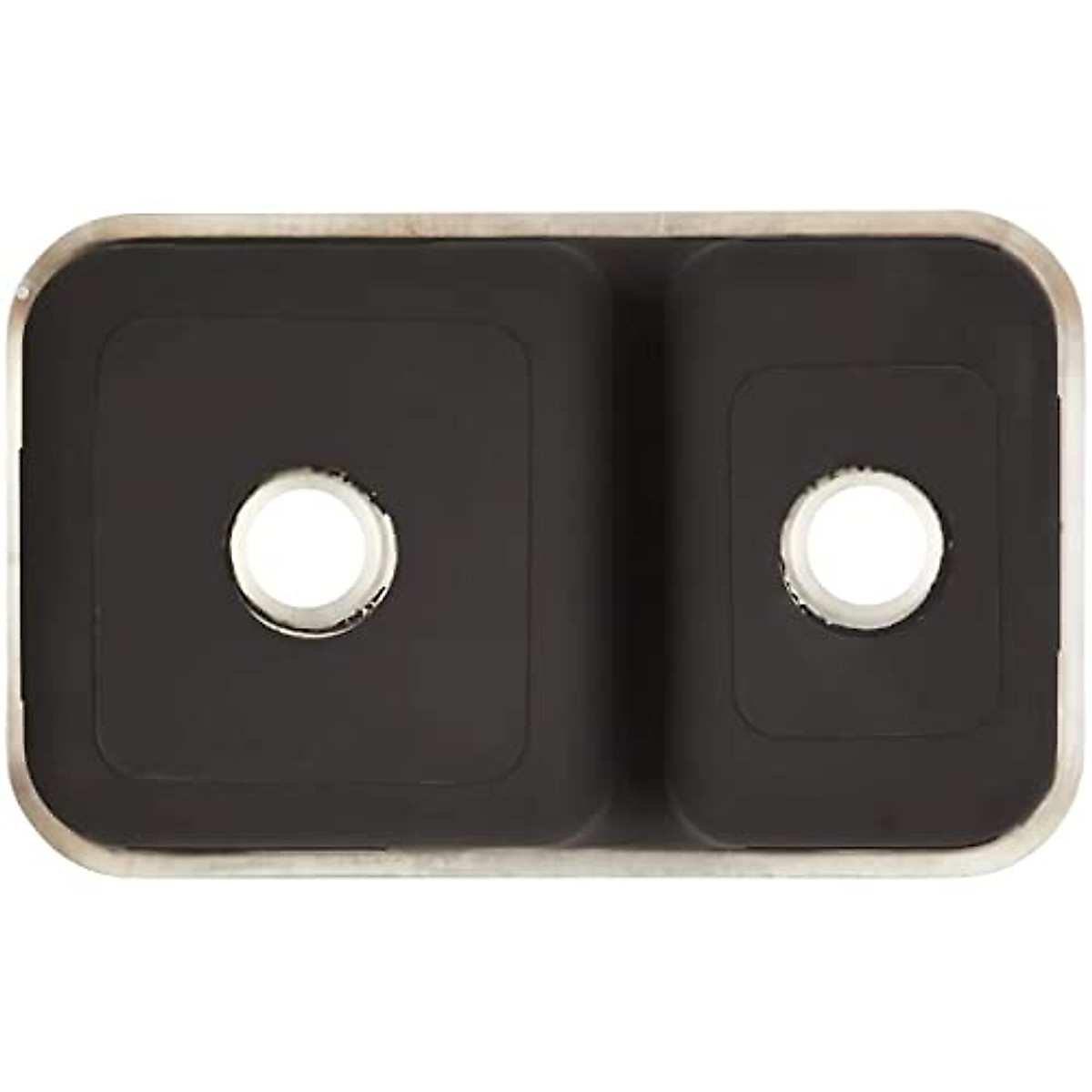 Signature Hardware 948495 Cypress 34" Undermount 60/40 Double Basin Stainless Steel Kitchen Sink