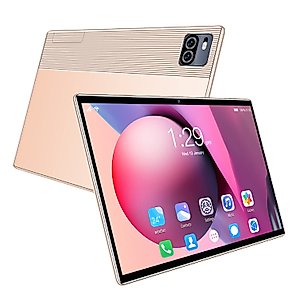 10.1 inch X101 Tablet, 2+16G Full Screen Tablets with Dual SIM Card Slots, Android 8, 1280x800 HD, WiFi, Bluetooth, GPS, 2MP/5MP Camera (Gold)