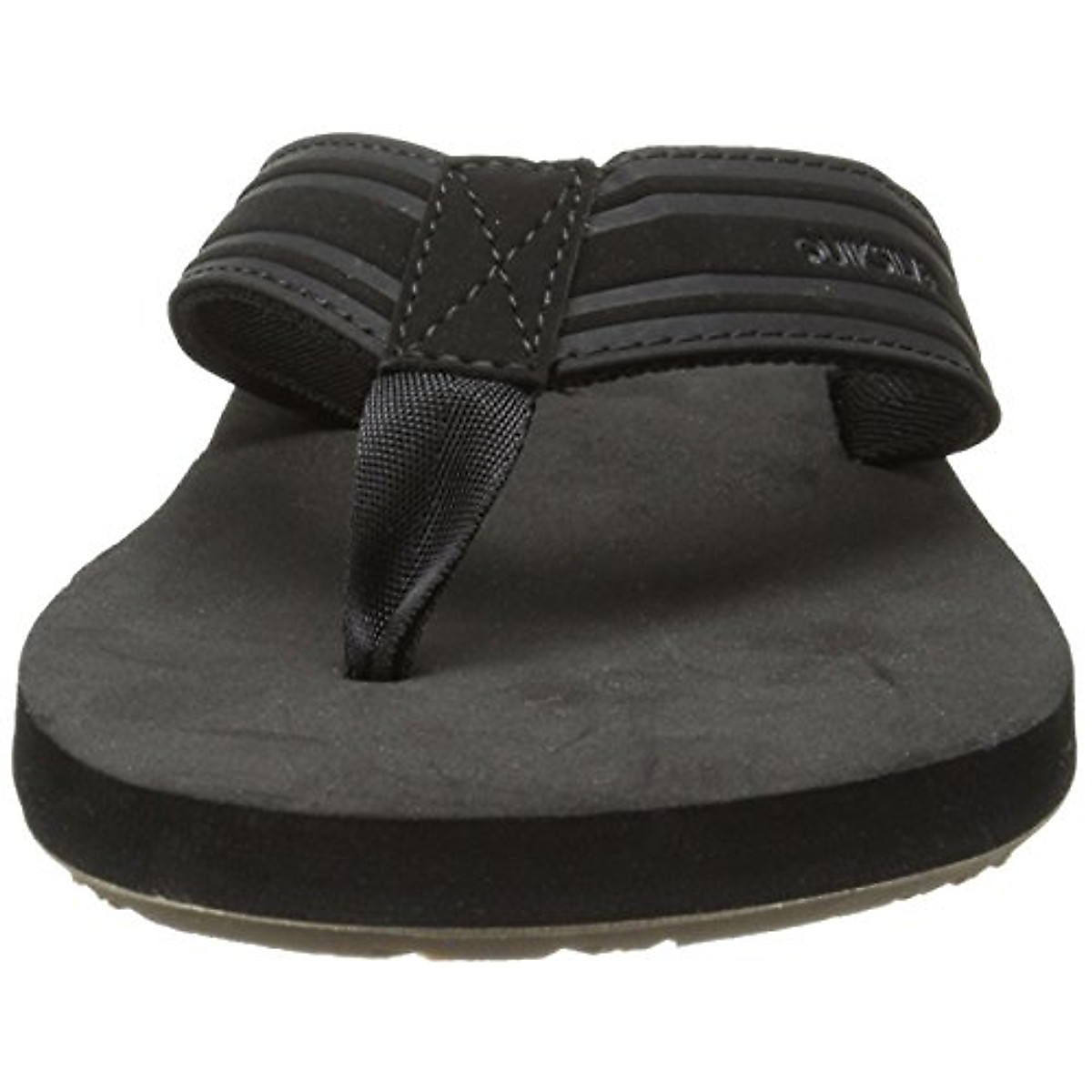 Quiksilver Men's Monkey Wrench 3 Point Sandal, Black/Black/Brown, 9 M US