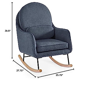 Delta Children Rocker Ella, Slate Blue