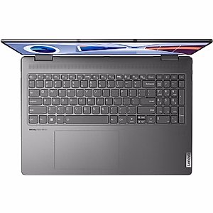 Lenovo 2023 Yoga Laptop 16" 1920 x 1200 LED-Backlit 13th Generation Intel Core i7-1355U 10-Core 16 GB LPDDR5 1TB SSD Wi-Fi 6E Windows 10 Pro Bluetooth 5.1 1080p FHD + IR Camera