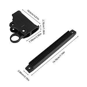 MERRYHAPY 1 Pair of Foldable Chair Replacement Parts Plastic Locking Latch Hinge for Recliner Armrest Camping Chair Accessory Beach Lounge Chair Parts