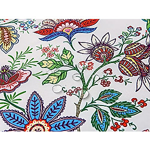 EHouseHome Indoor Outdoor Tablecloth Water Resistant Spill Proof Fabric Table Cover 52x70Inch Rectangle,Botanical Garden