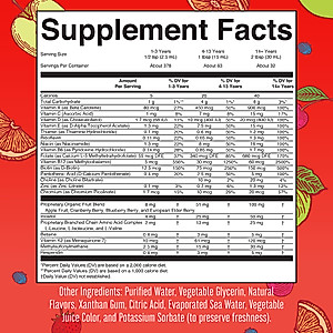 Multivitamin Multimineral for Women Men & Kids by MaryRuth's | No Added Sugar | Vegan Liquid Vitamins for Adults & Kids | Mens, Womens Multivitamin | Energy & Beauty Booster | 32oz (Package May Vary)