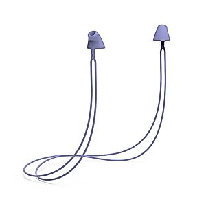 Flare Calmer Secure – Ear Plugs Alternative – Reduce Annoying Noises Without Blocking Sound – Soft Reusable Flexible Silicone with Built-in Lanyard – Purple