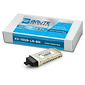 Brute Networks X2-10GB-LR-BN - 10GBASE-LR 10km 1310nm X2 Transceiver (Compatible with OEM PN# X2-10GB-LR)