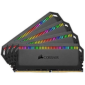 Corsair Dominator Platinum RGB 32GB DDR4 3600MHz Memory Module (32GB, 4x8GB, DDR4, 3600MHz, 288-pin DIMM)