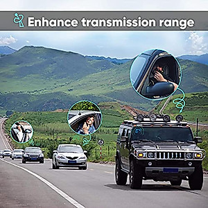 Bingfu Dual Band VHF UHF 136-174MHz 400-470MHz Ham Radio Magnetic Base Antenna Handheld Two Way Radio SMA Female Antenna for Kenwood Wouxun BaoFeng BF-F8HP UV-5R UV-82 BF-888S Ham Radio Walkie Talkie