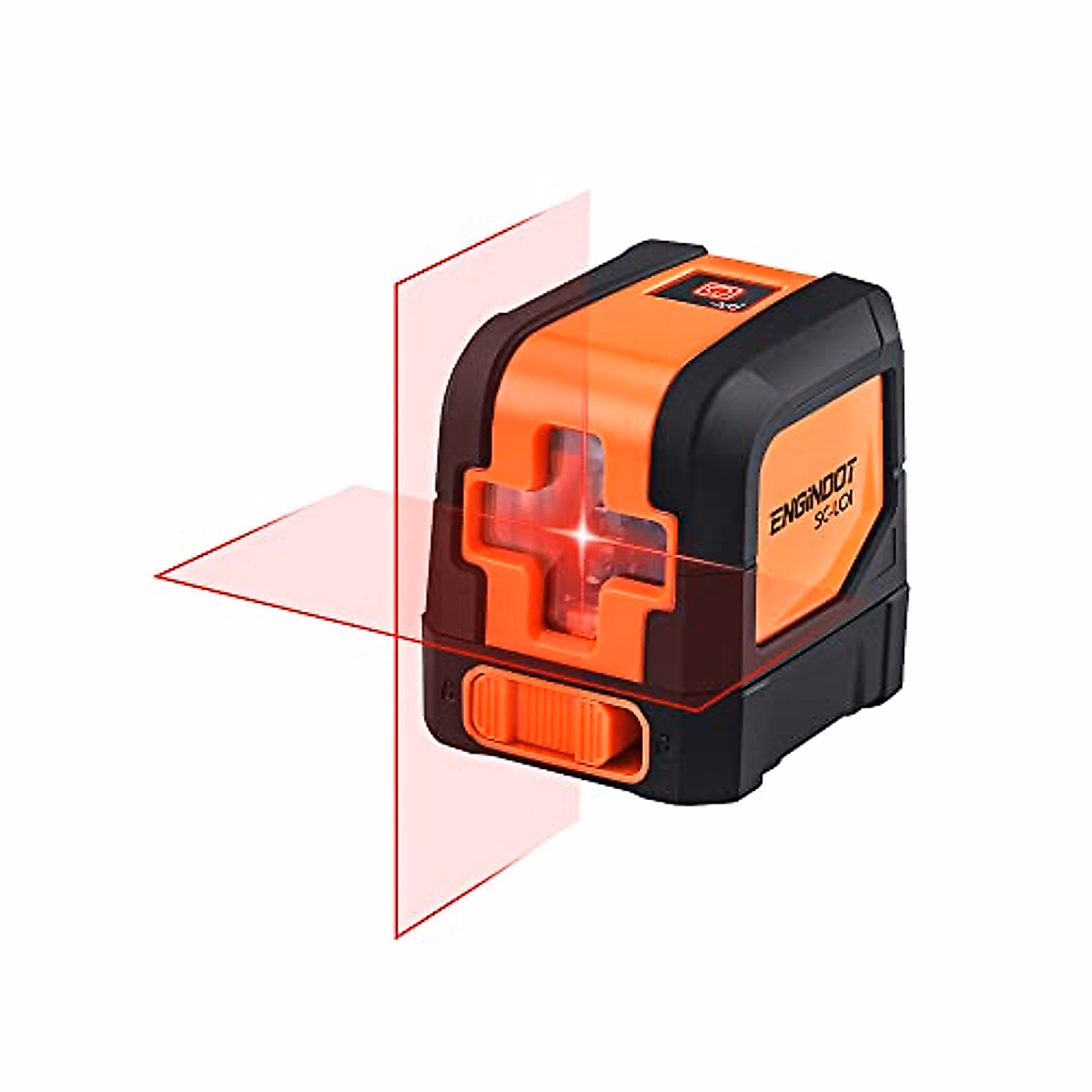 ENGiNDOT Self Leveling Laser Level 50ft, Cross Line Laser with Quick Self Leveling,360°Magnetic Mounting Plate, Zippered Pouch, Battery Included, for Tiling and Aligning