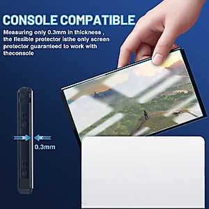 DLseego Tempered Glass Screen Protector 2 Pack for Switch OLED Model 2021 New with Transparent HD Clear Screen Protector for Switch OLED 7'' Anti Scratch Bubble Free Design - 2 Pack