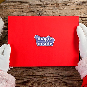 Muminglong 1.5 Inch Magic Inside Sticker,Thank You Sticker, Small Business, Handmade Sticker,Packaging Sticker, 500 PCS