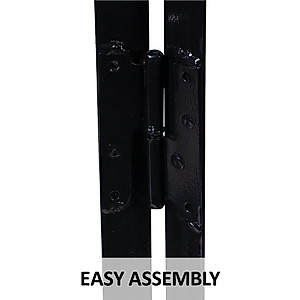 EASY-UP Corner Floor Hay Rack - No Lid | Prevents Hay Waste | 2.5" Slow Feed Spacing | Easy Assembly | Durable Design | 5-Year Warranty