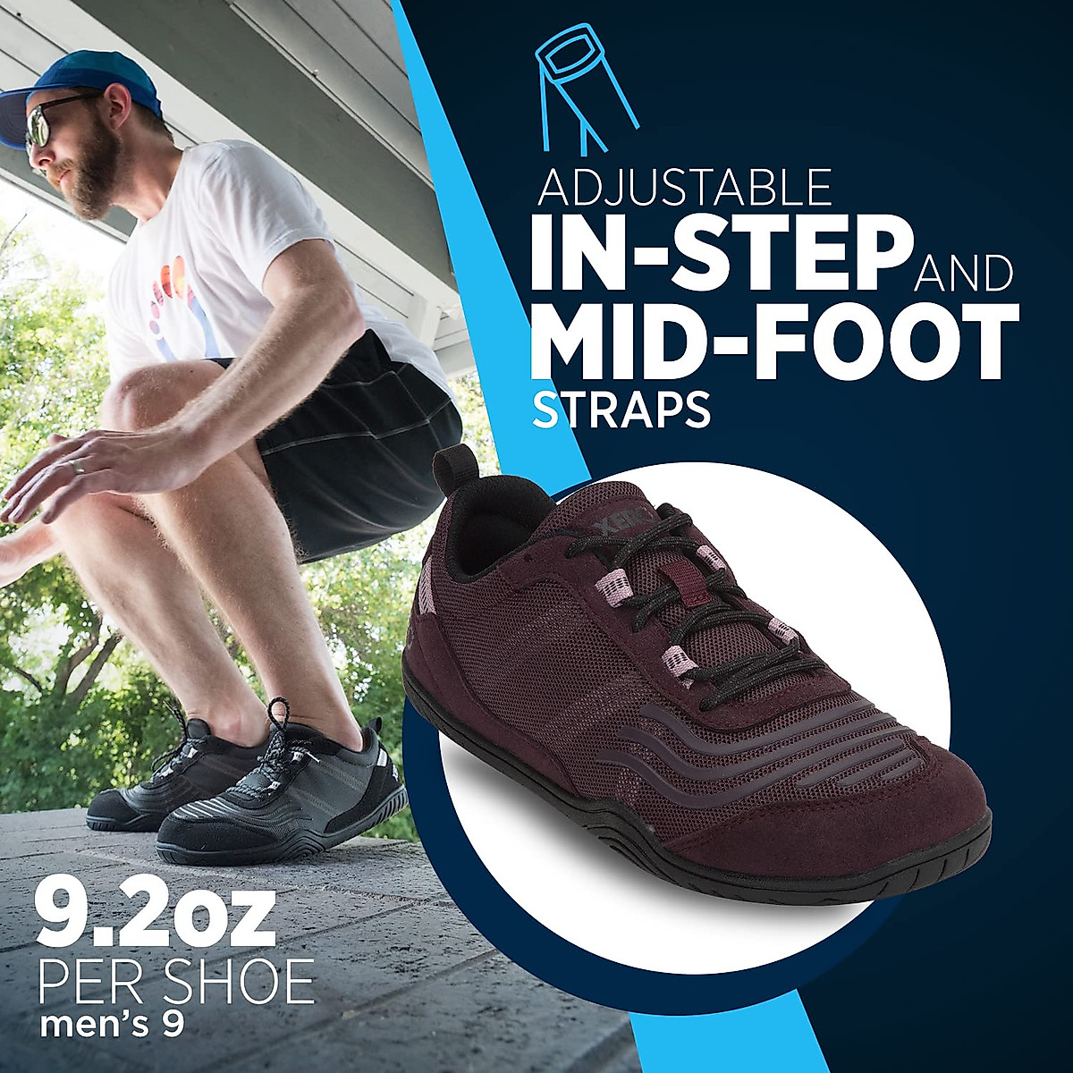 Xero Shoes Women's 360, Fig/Black, 8