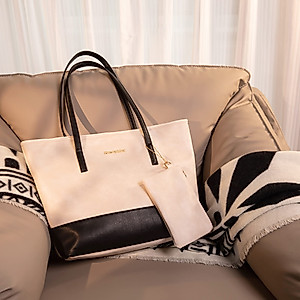 Montana West Tote Bags Large Leather Purses and Handbags for Women Top Handle Shoulder Satchel Hobo Bags MWC-028CWT-BK