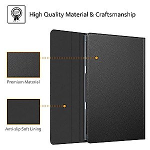 Fintie Sleeve Case for 14" ASUS Chromebook Flip C433TA / ASUS Chromebook C425 / Lenovo Yoga Slim 7 14IIL05 / Dell Latitude 7410 7420 - Premium PU Leather Portfolio Book Cover, Black