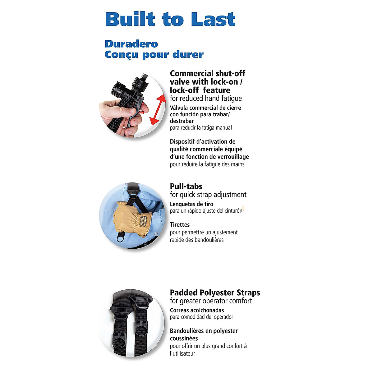 SOLO 425 4-Gallon Piston Backpack Sprayer, Wide Pressure Range up to 90 psi