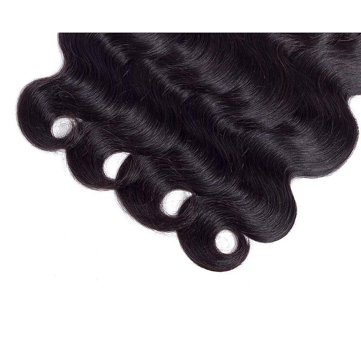 Vonar Hair 8A Brazilian Body Wave Bundles 14 16 18 20inches Human Hair Weave Unprocessed Body Wave Human Hair Bundles Brazilian Body Wave Virgin Hair Extensions Natural Color