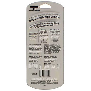 Hartz Chew N' Clean Dental Duo Dog Chew Toy Bacon Flavor, Medium