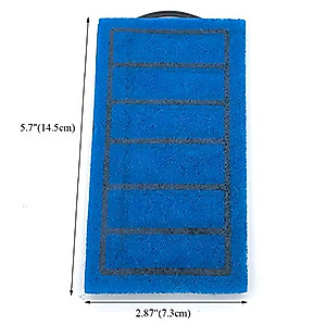 XEOGUIYA 2PCS Aquarium Filter Replacement Cartridges, Replacement Carbon Filters for Aquarium Fish Tank Turtle Filter