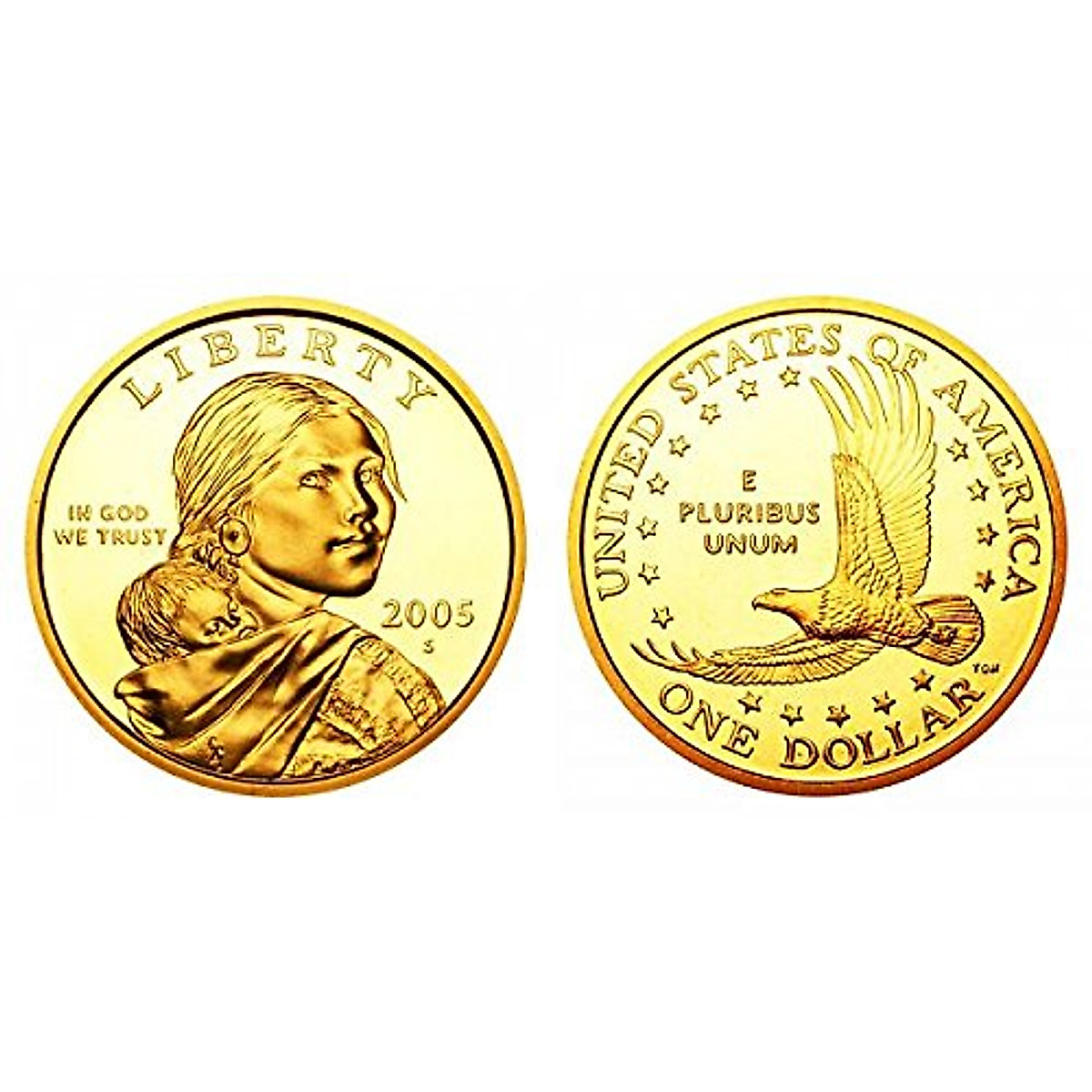 2005 S Sacagawea Native American Proof US Coin DCAM Gem Modern Dollar $1 $1 Proof DCAM US Mint