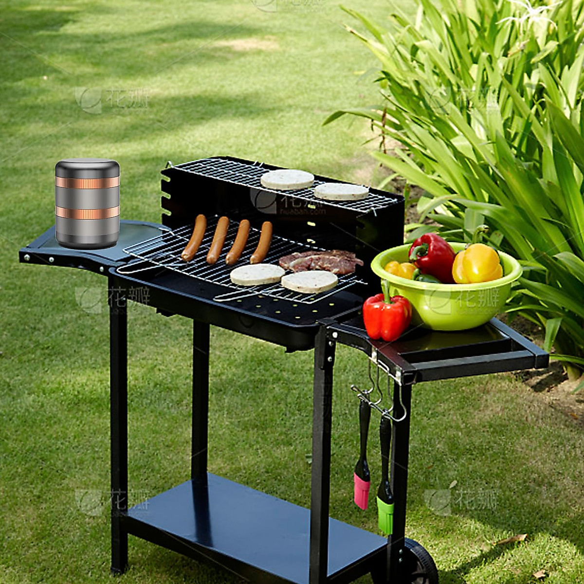 Coffee Grinder Jar. 3.4-Inch Manual Multifunctional, Also Suitable For Storage And Grinding Use