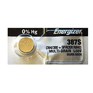 Energizer 387S Low-Drain 1.55V Silver-Oxide Button Cell Battery