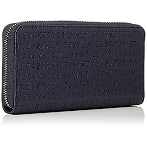 A|X Armani Exchange Women's Round Zip Wrislet, navy - navy 50,One Size