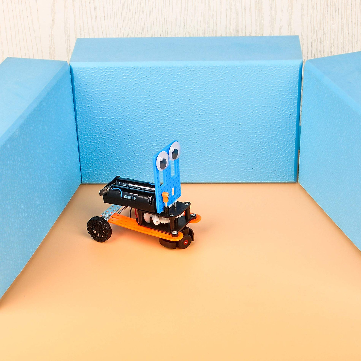 OSOYOO Robot Making Kit for Kids | Builds Two Science DIY STEM Set | Electrical Experiments for Boys Girls | Step by Step Kid Friendly Manual | Balance Car,Obstacle Avoidance car (2 kit)