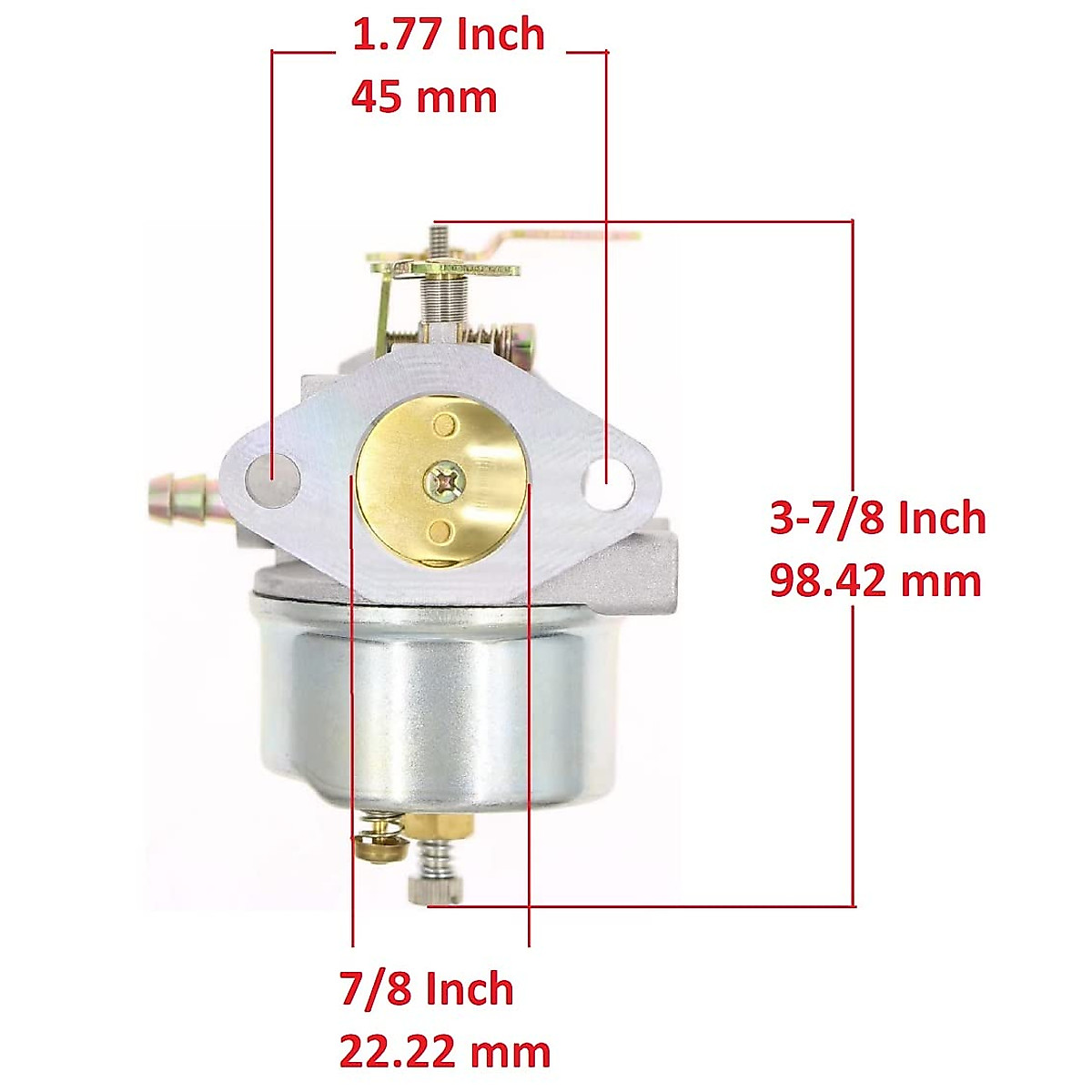 HH BROS Carburetor with Gasket for Tecumseh OH195SA OH195SP OHSK55 OHSK60 OHSK70 Engine 640349 640052 640054 640058 640058A