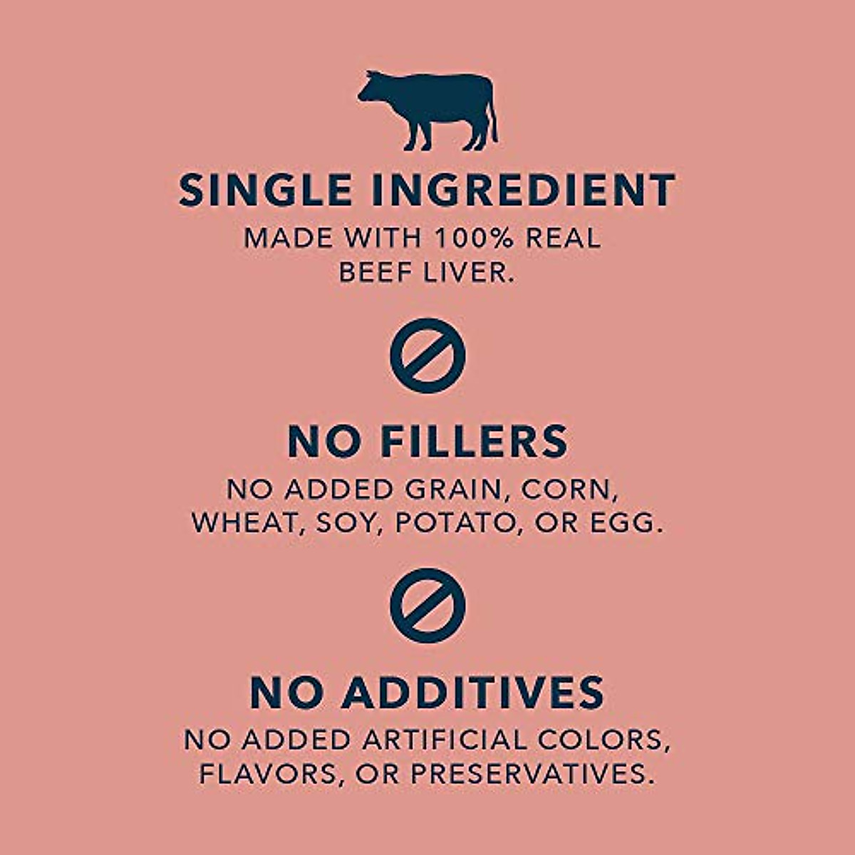 Amazon Brand - Wag Freeze-Dried Raw Single Ingredient Dog Treats, Beef Liver, 3.3oz