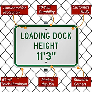 SmartSign "Choose Color and Add Your Own Wording" Custom Sign | 12" x 18" Aluminum