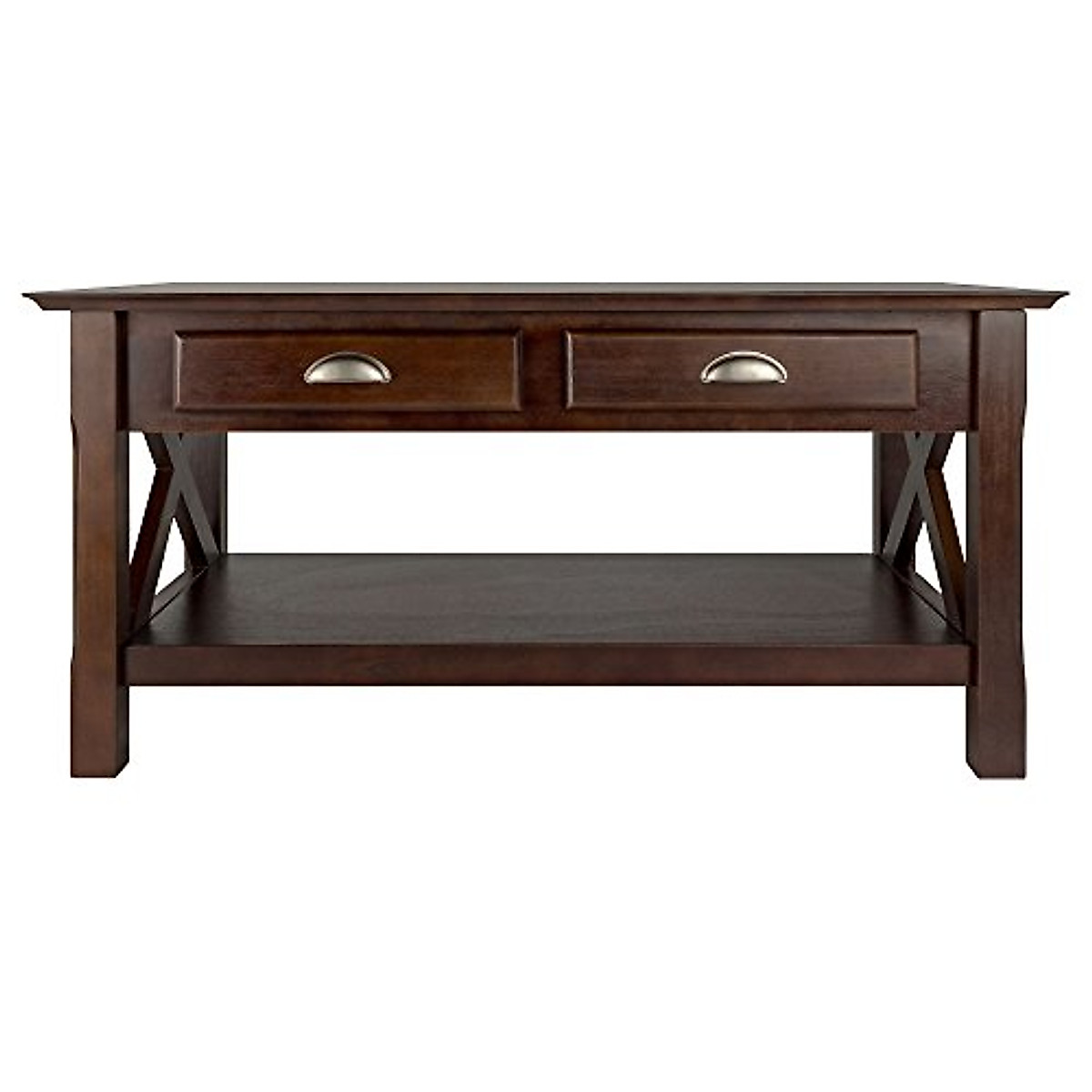 Winsome Xola 18 x 37 x 21-Inch Composite Wood Coffee Table, Cappuccino (40538)