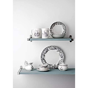 Spode Delamere 15.25" Bread Tray | Serving Platter for Thanksgiving, Dinner Parties, and Other Events | Made from Fine Porcelain | Microwave and Dishwasher Safe