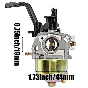 LIYYDS Carburetor Kit Compatible with Cummins Onan HomeSite Power De-Walt DG2900 DG3000 2000 2200 2400 2900 3000 3500 Watt DPD3800 DPE3800 6.5HP 5.5HP 163CC 196CC Pressure Gas Generator