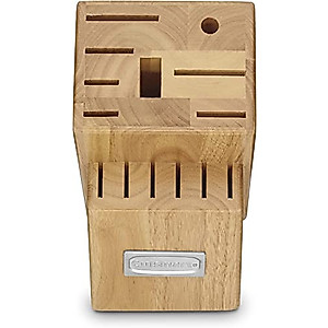 Cuisinart C99SS-15P 15 Piece Stainless Steel Blades Wood Professional-Cutlery-Block-Set