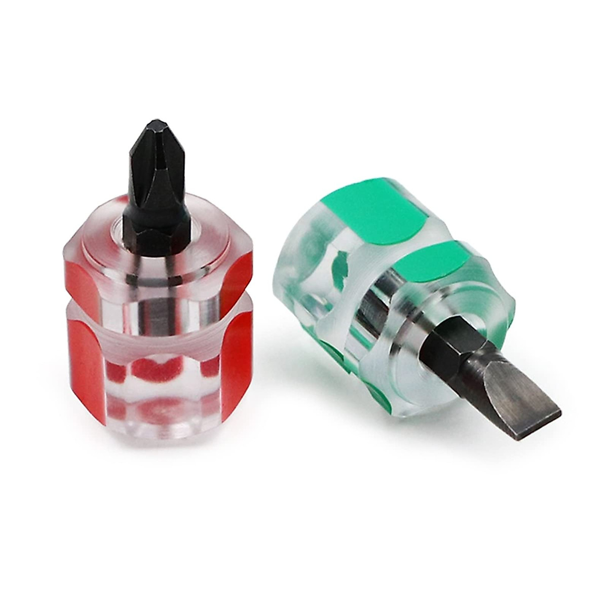 Screwdriver Kit Set Mini Small Portable Radish Head Screw Driver Transparent Handle Car Repair Hand Tools Mini Screwdriver Electric Set Screwdriver Kit