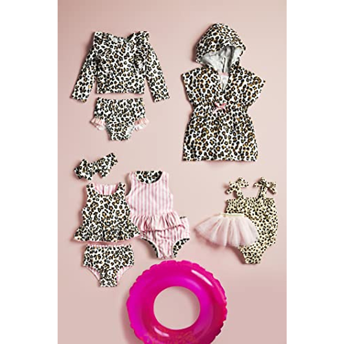 Mud Pie baby girls Cover-up, Mud Pie Leopard Cover Up Leopard, Leopard, 12-18 Months US