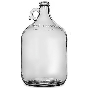 FastRack Glass Wine Fermenter Includes Airlock, 1 gallon Capacity, clear (B00BEYREIW), 1 Count (Pack of 1)